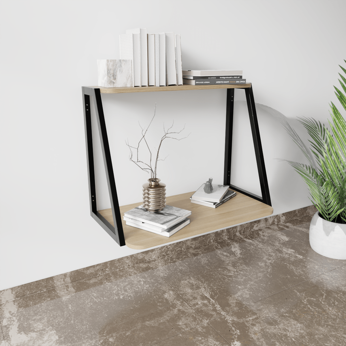 Lucida Wall Mounted Desk | Computer Table | Study Table for Home ...