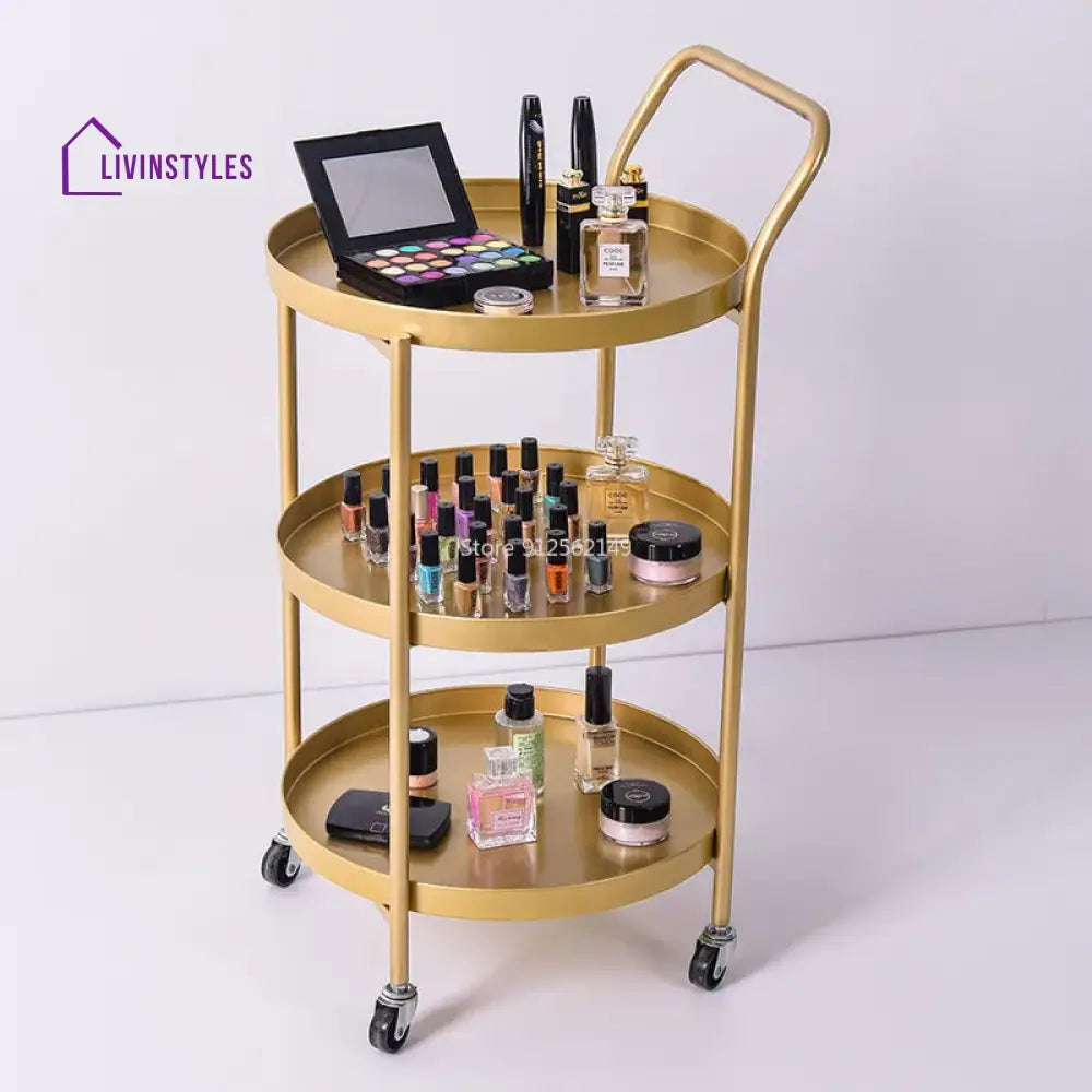 Danish Movable Small Coffee Table Trolley with Wheels – LivIn Styles